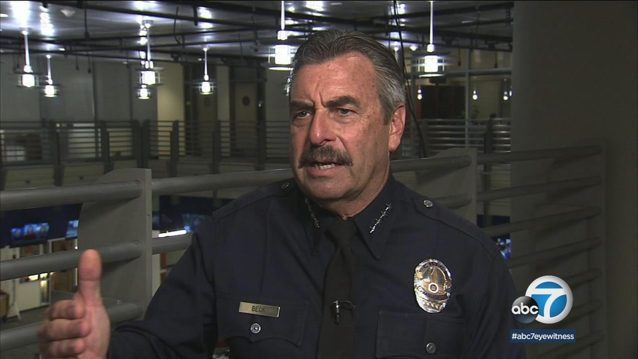 Michel Moore sworn in as new LAPD police chief | abc7.com