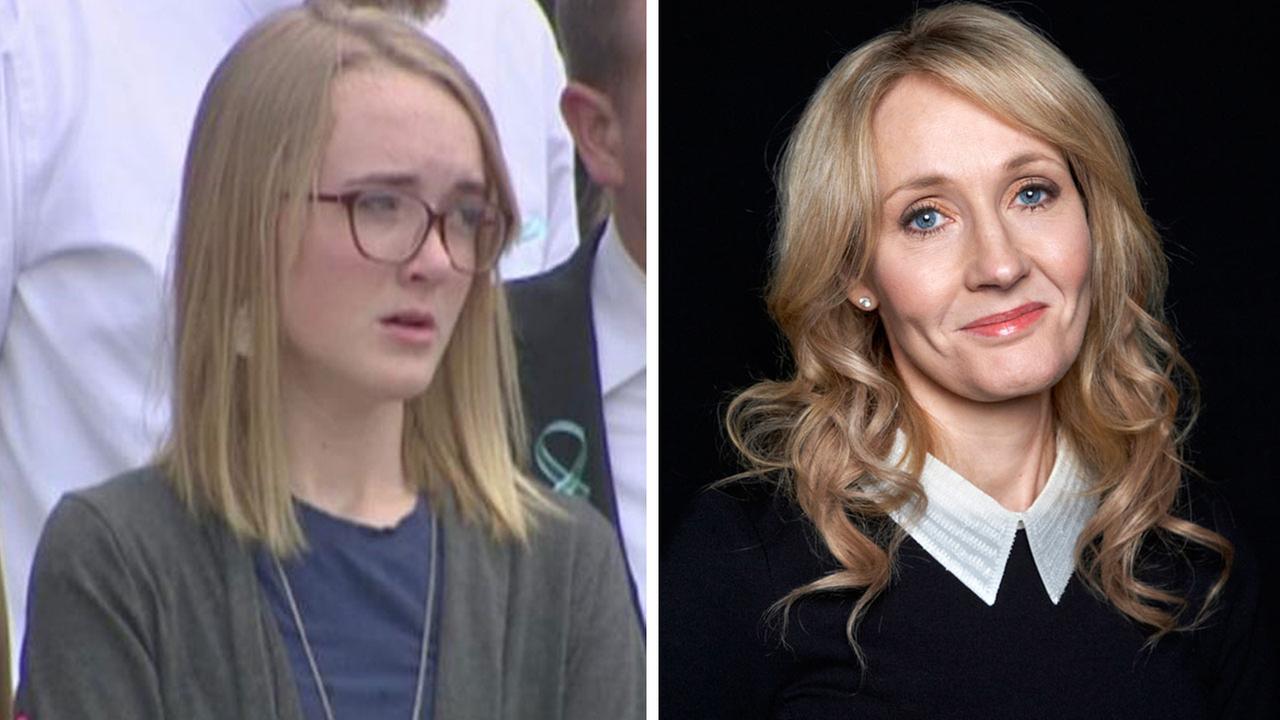 J.K. Rowling writes to Cassidy Stay, girl whose family was slain in ...