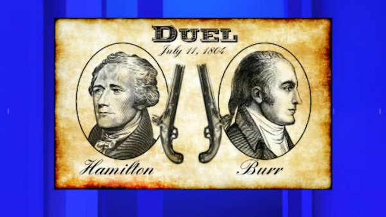 Events to mark 212th anniversary of Alexander Hamilton-Aaron Burr duel ...