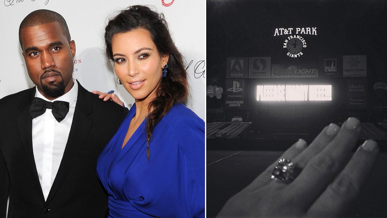 Kim Kardashian And Kanye West Are Engaged