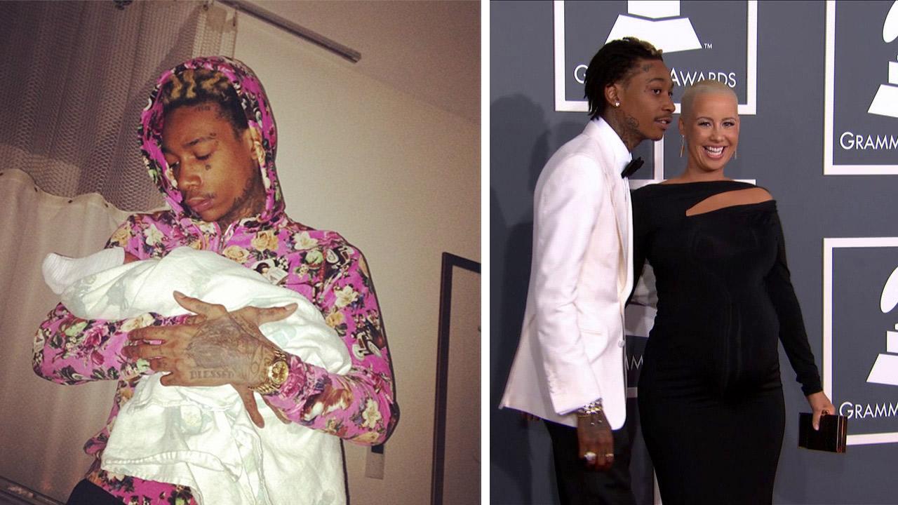 Amber Rose shares picture of Wiz Khalifa holding baby Sebastian 'Bash ...